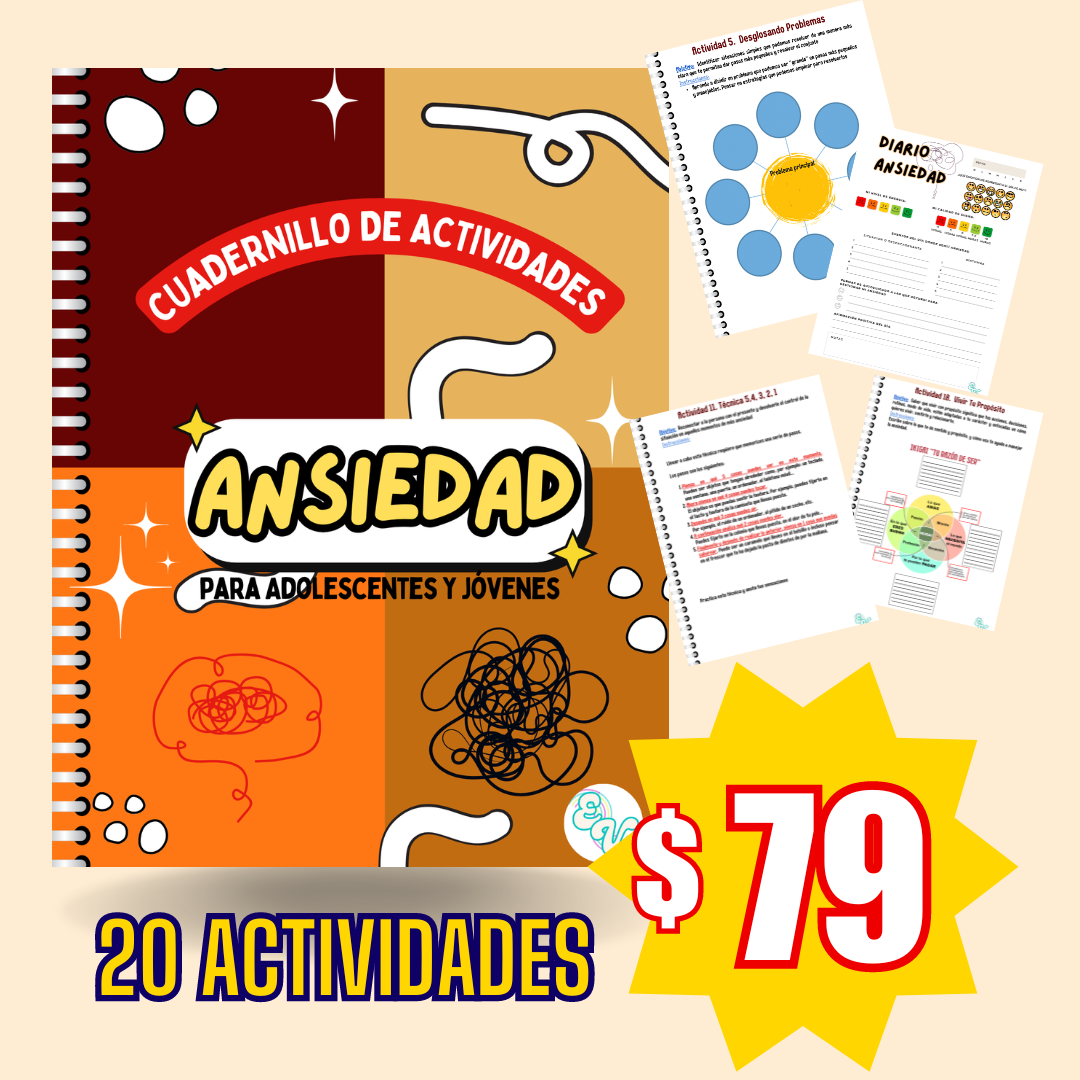 Cuadernillo Ansiedad- 20 Actividades – Emotivazk